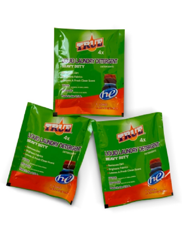 Samples of Environmentally-Friendly Laundry Products – The True Products